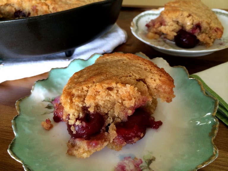 Cast-Iron Cherry Cobbler | the Seasonal Veg Head