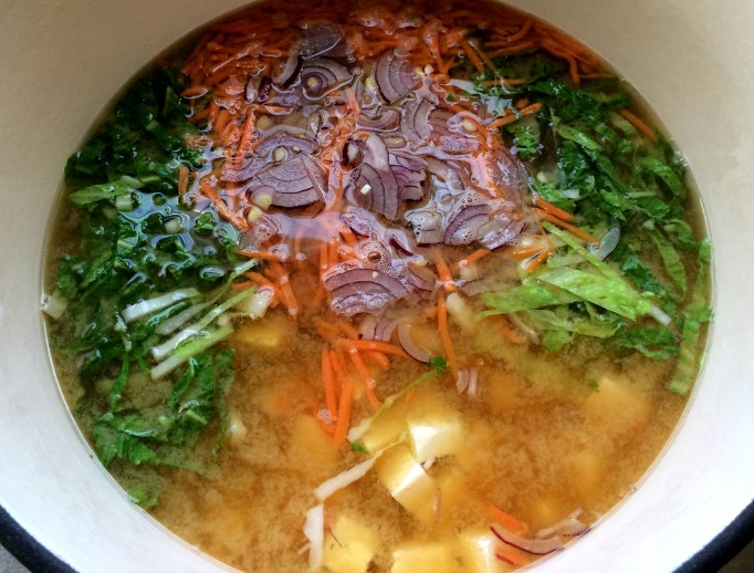 Veggie-loaded Miso Soup | the Seasonal Veg Head